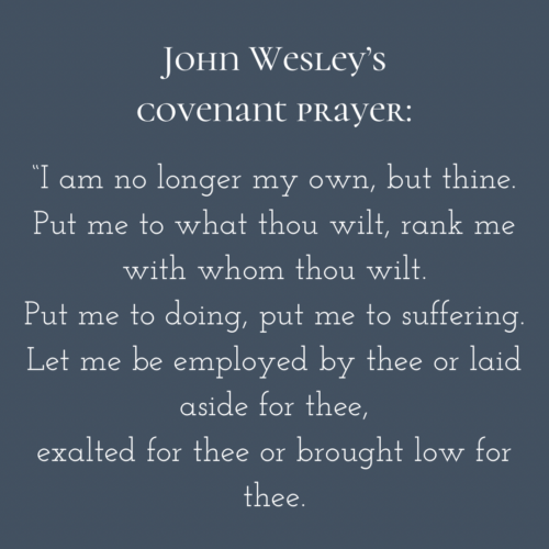 John Wesley’s Covenant Prayer - D'Ann Mateer